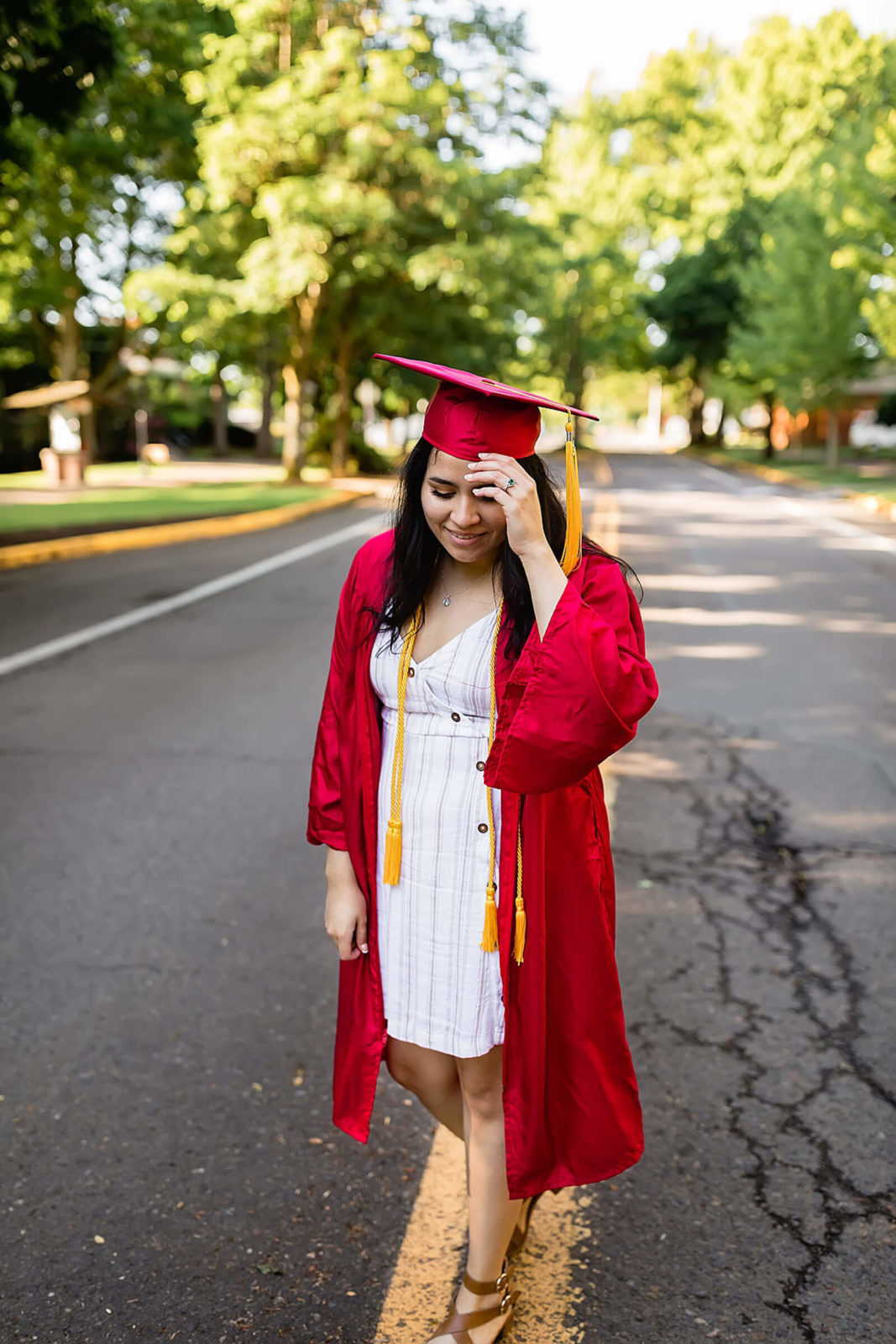 Graduation Pictures with your Best Friend | Bend Senior Portraits