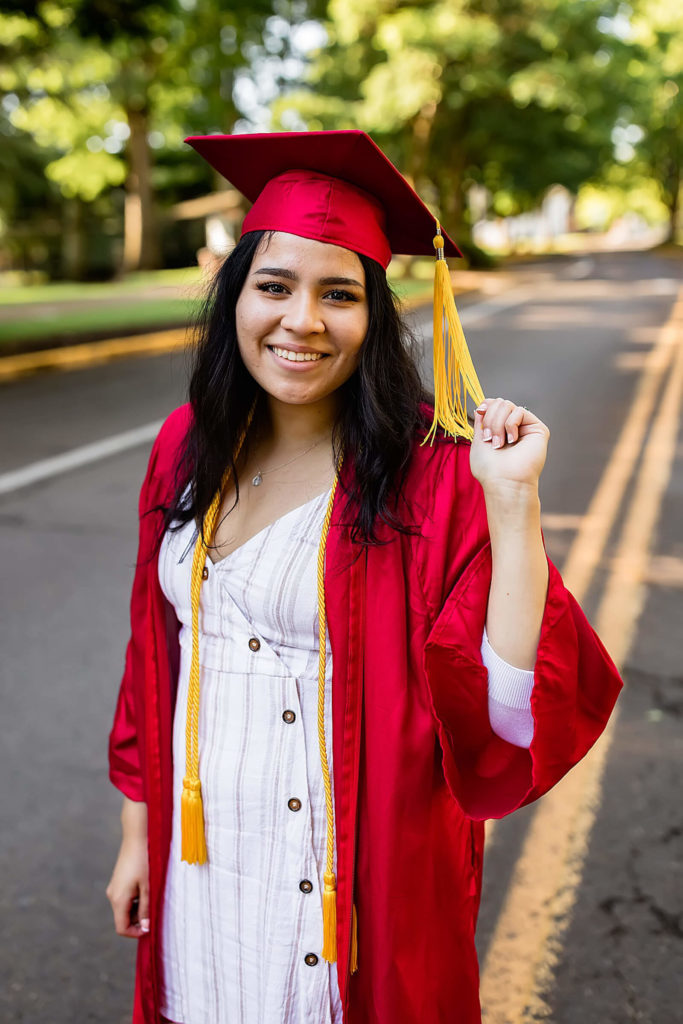 Graduation Pictures with your Best Friend | Bend Senior Portraits