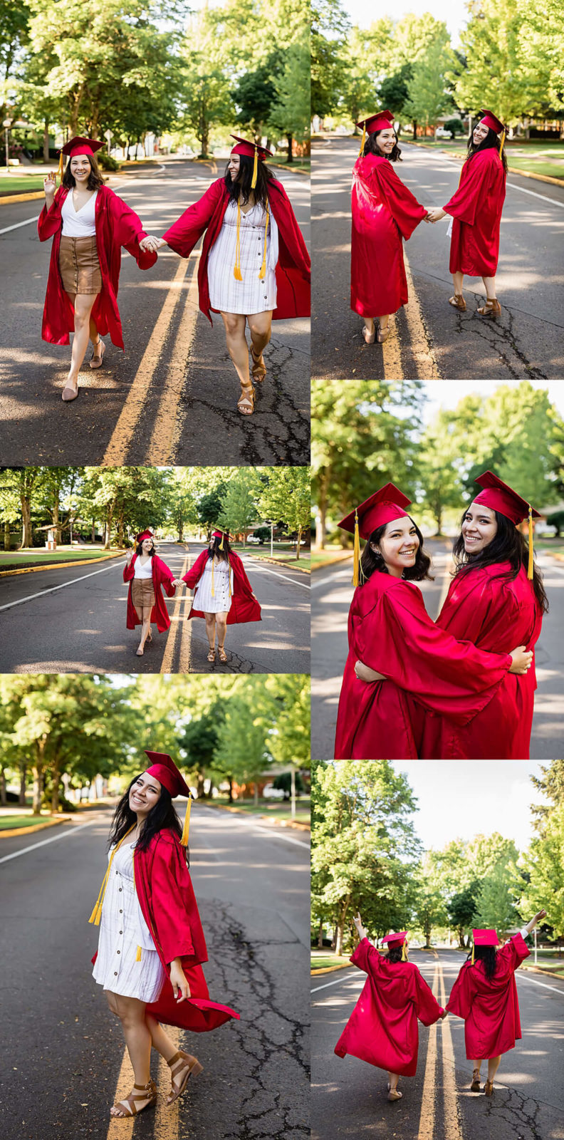 Graduation Pictures with your Best Friend | Bend Senior Portraits