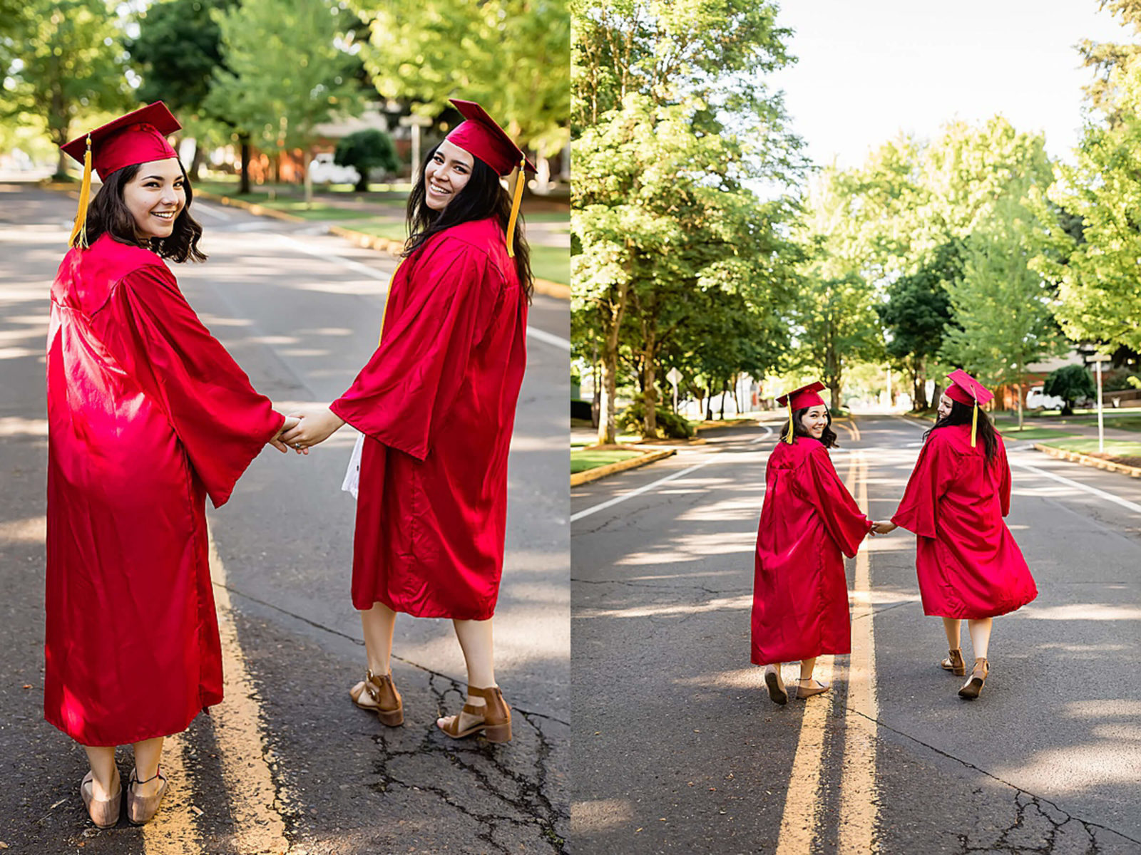 Graduation Pictures with your Best Friend | Bend Senior Portraits