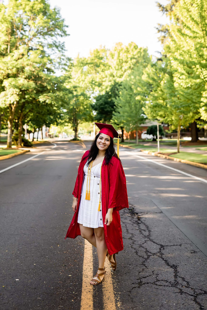 Graduation Pictures with your Best Friend | Bend Senior Portraits