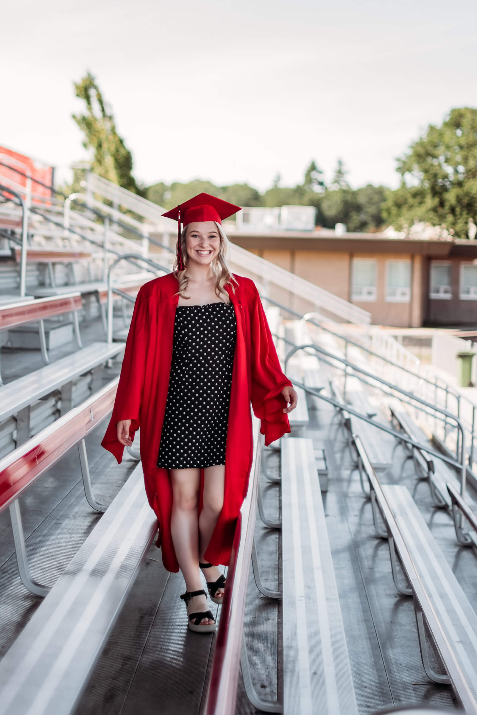 Senior Cheer Graduation Photos in Bend | Bend Senior Photographer