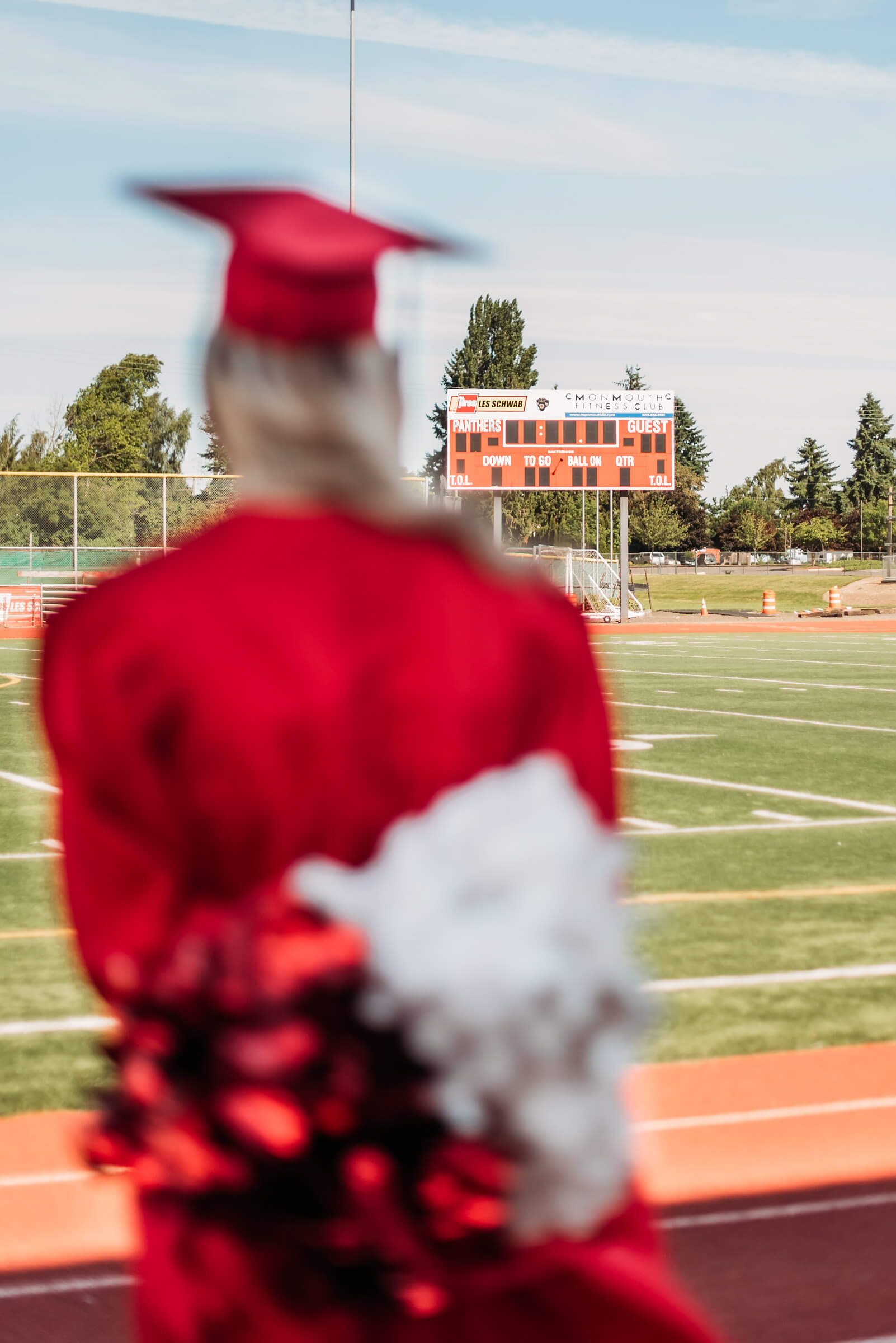 Senior Cheer Graduation Photos in Bend | Bend Senior Photographer