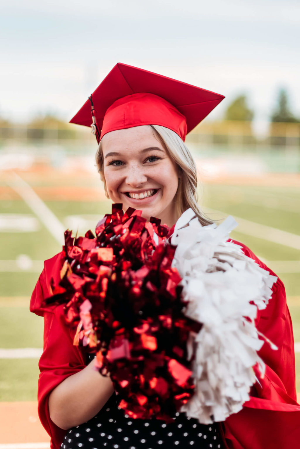Senior Cheer Graduation Photos in Bend | Bend Senior Photographer