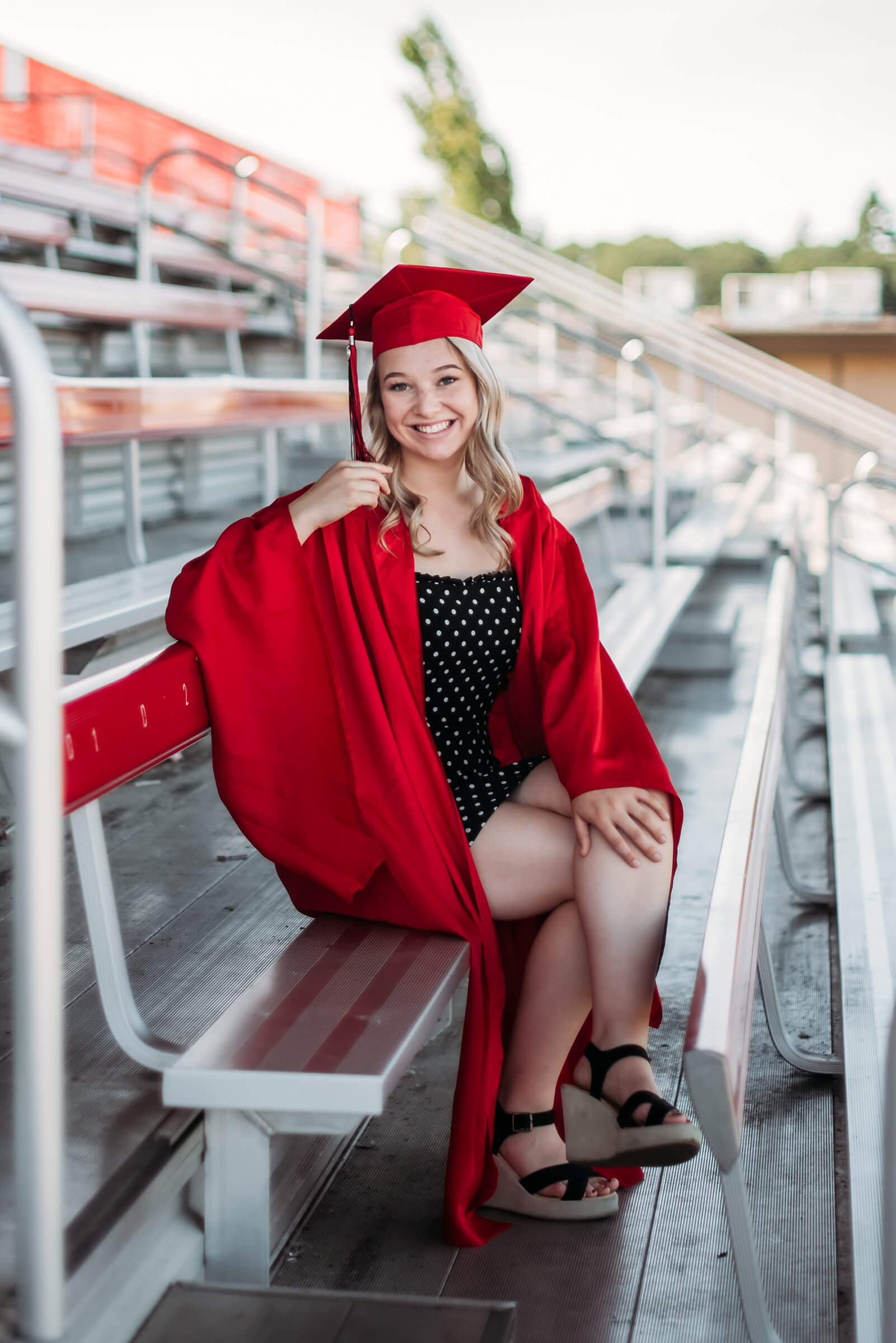 Senior Cheer Graduation Photos in Bend | Bend Senior Photographer