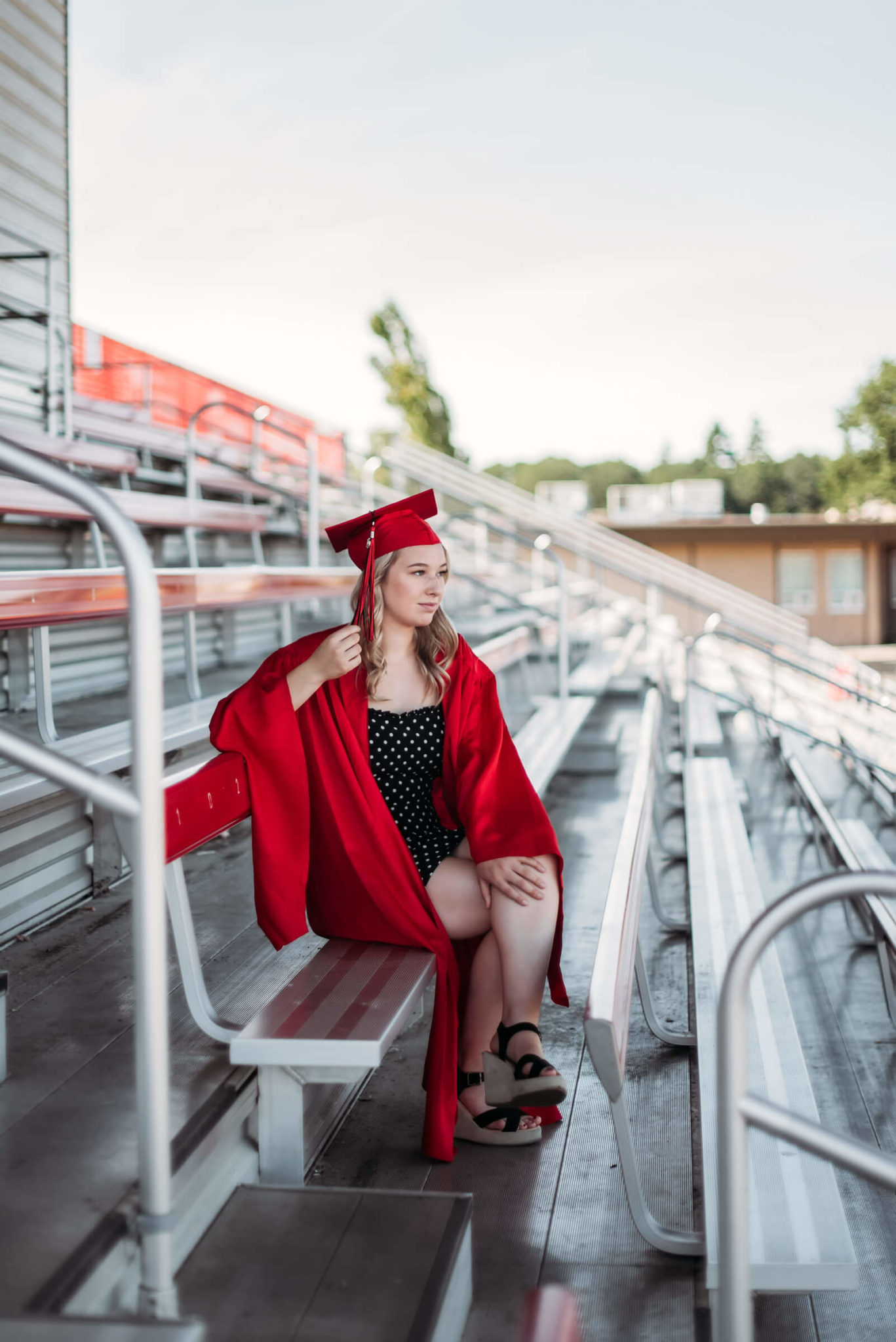 Senior Cheer Graduation Photos in Bend | Bend Senior Photographer