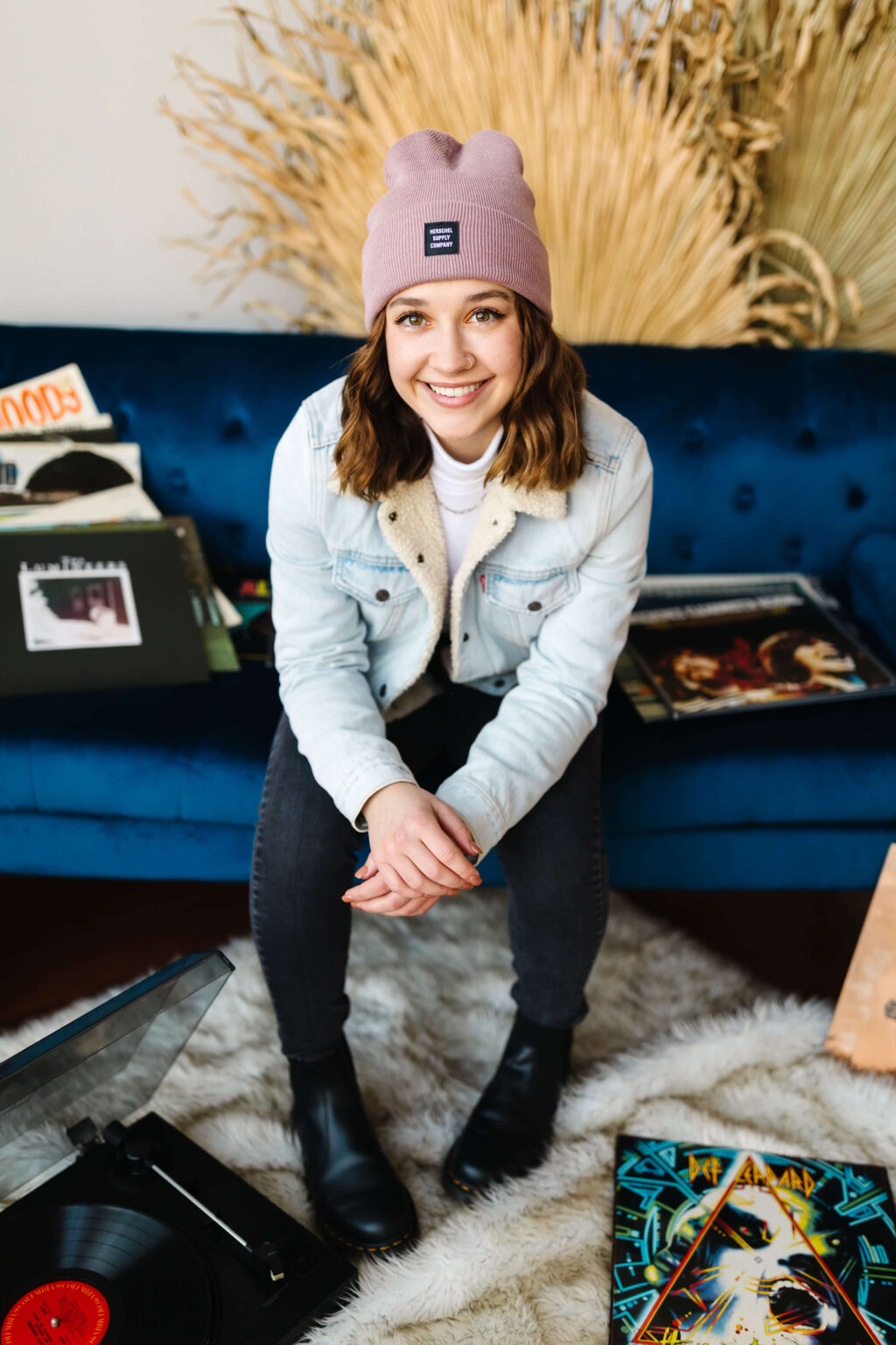 Epic Vinyl Record Senior Photoshoot | Bryndle Photo